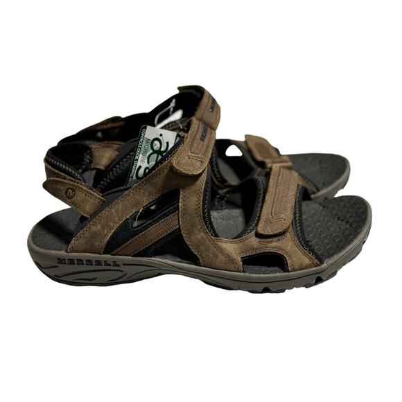 Merrell | Shoes | Merrell Cambrian Strap Hiking Sandal Dark Earth 3 New ...